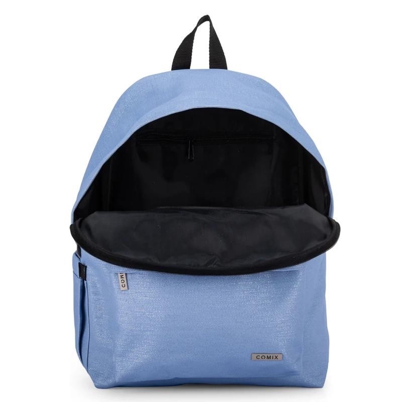 Acquista Zaino Americanino Scuola Comix Lurex Azzurro - School Point